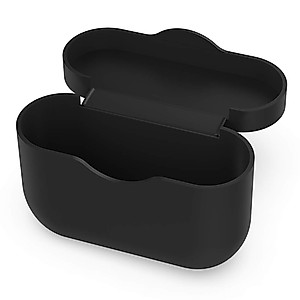 LOKEKE Soft Silicone Protective Case Cover Shell for Sony WF-1000XM3 Truly Wireless Noise Cancelling Headphones Charger Case(Silicone Black)