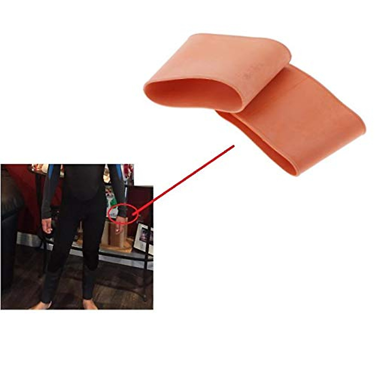 2 Count Diving Wetsuit Wrist Seal Dive Wet Suit Drysuit Cuff Holder Bands