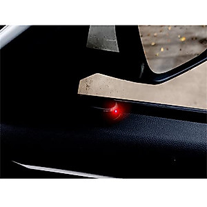 Loere° Car Alarm Light Car Solar Power Simulated Dummy Alarm Warning Anti-Theft LED Flashing Security Light Blue