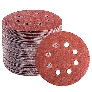 New Bundle: 3 Pack 2 Inch Quick Change Adapter + 100Pcs 5 Inch 8 Hole Orbital Sander Sandpaper