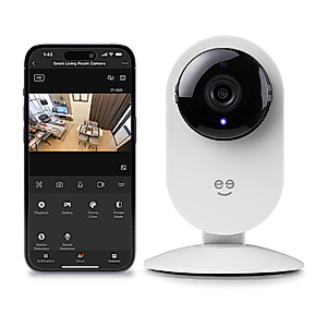 Geeni Glimpse 1080p WiFi HD Smart Camera – Indoor Home Security Camera – No Hub Required – Voice Control – Motion Detection Camera – Smart Camera Compatible
