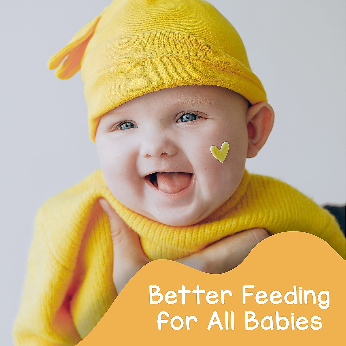 mimijumi Replacement Baby Bottle Nipples - Anti Colic Baby Bottles for Breastfeeding Babies - Medical-Grade Silicone Bottle Nipples - Newborns 0-6 Months and 6-18 Months (Lighter, Slow Flow FR1)