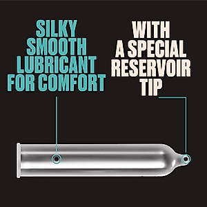 TROJAN BareSkin Raw Thin Condoms, Lubricated Condoms For Men, America’s Number One Condom Brand, 24 Count Pack