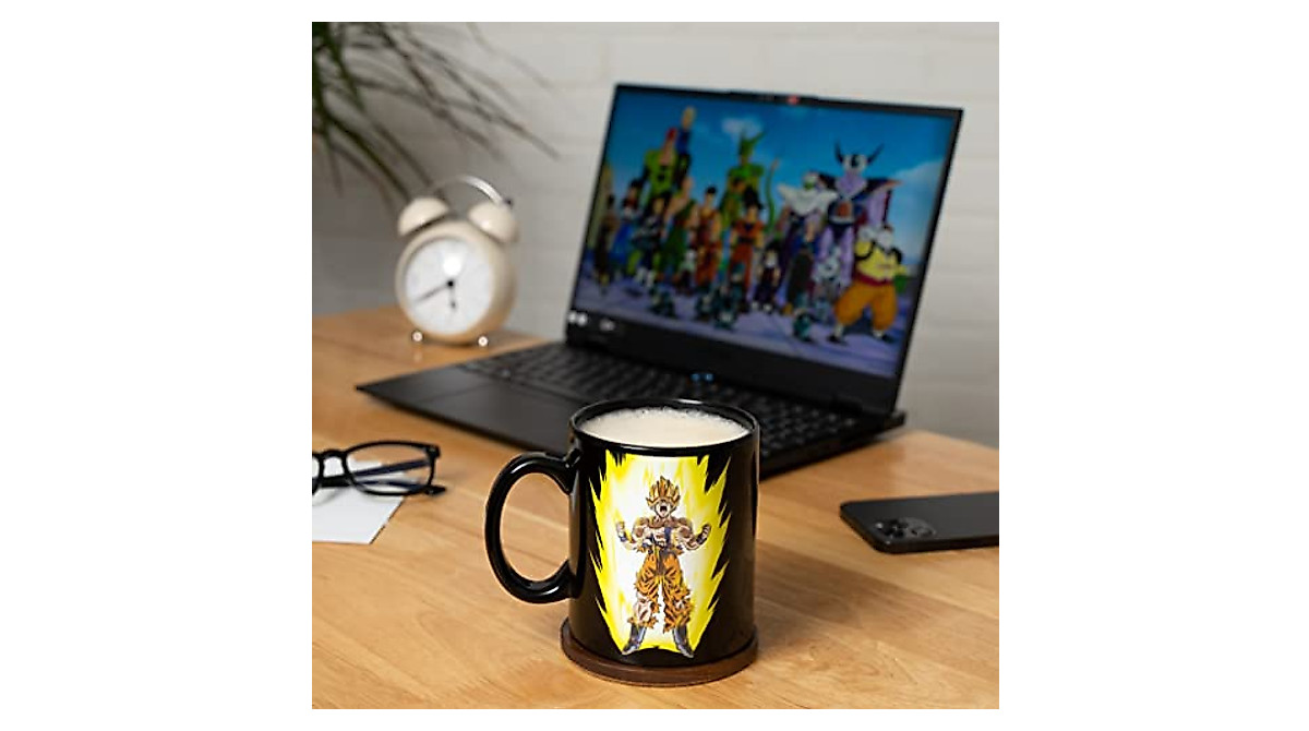 Transform with Fundom's Super Saiyan Goku Coffee Mug