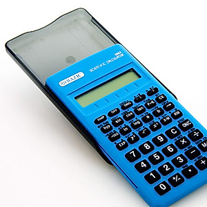 BAZIC Scientific Calculator 56 Function w/Slide-On Case, Engineering Calculators LCD Display, Great for Students and Professionals, Asst Color, 12-Pack