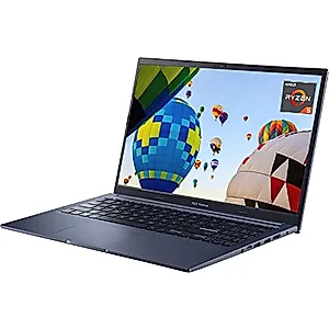 ASUS VivoBook 15 15.6'' FHD Laptop Newest, 6-core AMD Ryzen 5 4600H(Up to 4.0GHz), 16GB RAM, 1TB PCIe SSD, Webcam, Backlit KB, Number Keys, Windows 11 + GM Accessories