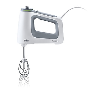 Braun HM5100WH MultiMix Hand Mixer, White