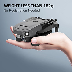 LMRC LM12 Drones with Camera for Adults 4k, GPS Auto Return, 40 Mins Flight, 5G Live Transmission, Foldable FPV Drones with Brushless Motor, Beginner Mode, Follow Me, Circle Fly, Waypoint, 2 Batteries