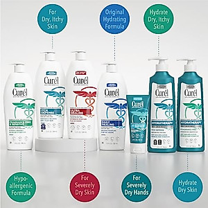Curel Ultra Healing Body Lotion, Moisturizer for Extra Dry Skin, Body and Hand Lotion with Advanced Ceramide Complex and Hydrating Agents, for Tight Skin, 13 Ounces