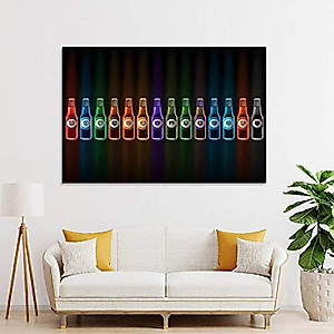 yuanchen Zombie Perk Bottles Poster Decorative Painting Canvas Wall Art Living Room Posters Bedroom Painting 08x12inch(20x30cm)