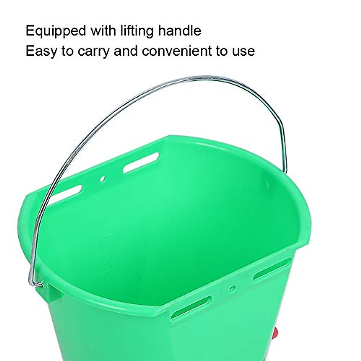 Cow Feeder Bucket Plastic Multiple Nipples 8L High Capacity Lamb Milk Feed Bucket Sheep Milk Feeding Bucket for Cattle Sheep Livestock(#5)