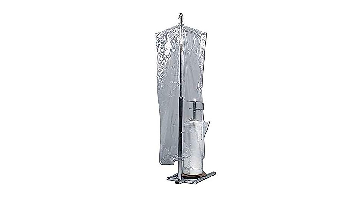 SSWBasics Chrome Garment Bag Rack - Adjustable & Efficient