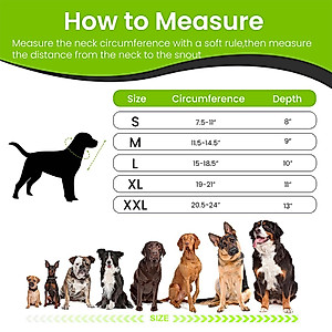 Dog Cone,Soft Dog Cone, Adjustable Breathable Dog Cone Collar After Surgery,Soft Dog Cones for Large Medium Small Dog,Protect Pets from Licking Wounds,Soft and Comfortable, Reduce Anxiety(XL)