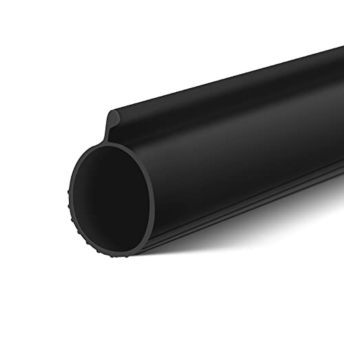 Weatherproofing Garage Door Seals Fits Overhead Door P-Bulb Garage Door Bottom Weather Seal,Replacement Overhead 18FT Wide Doors (Black) (18FT)