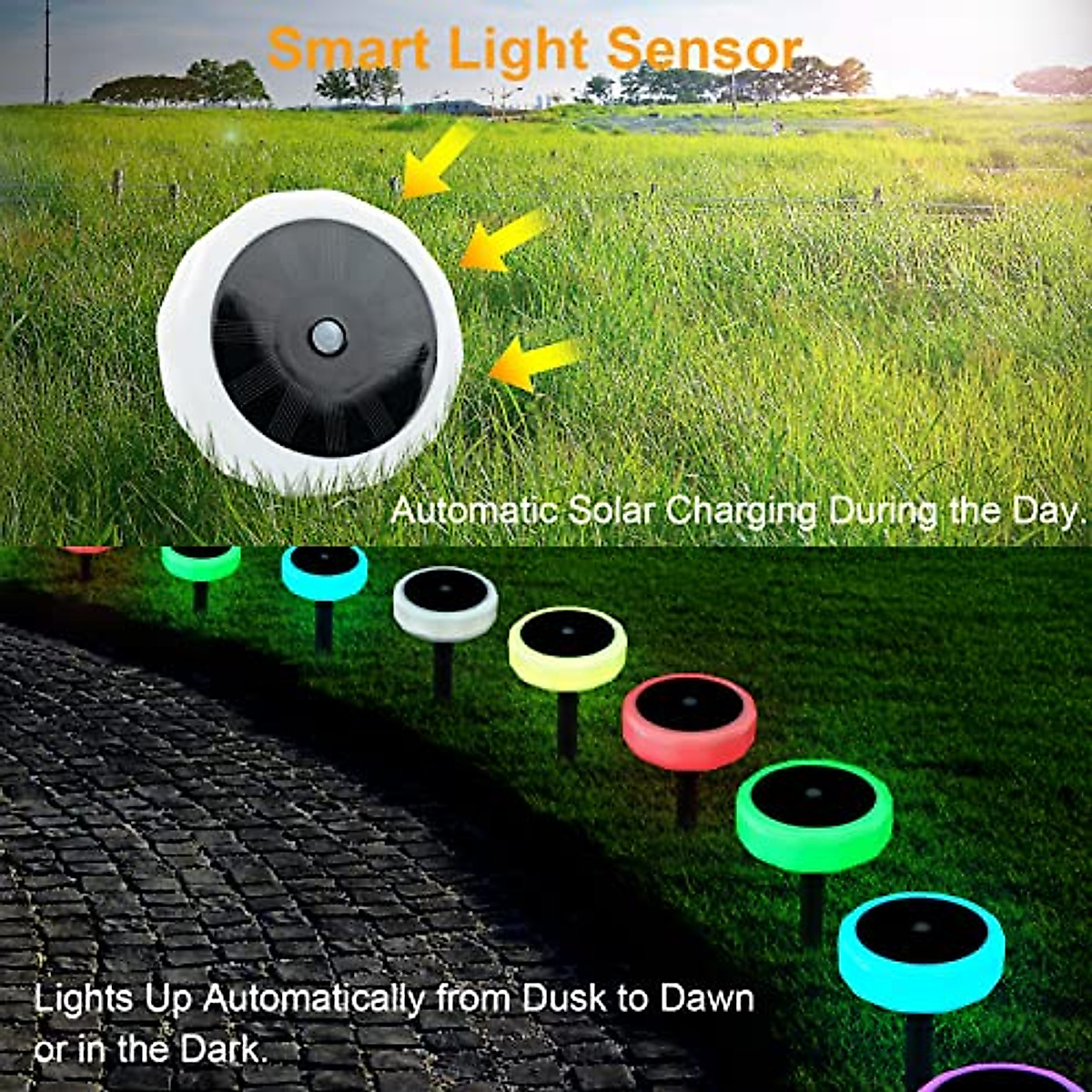 BOHON Floating Pool Lights Solar Powered Glow Lights IP68 Waterproof Float Hot Tub Accessories RGB Color Changing LED Solar Yard Lights with Remote for Bathtub Pond Outdoor Garden Pathway (1 Pack)