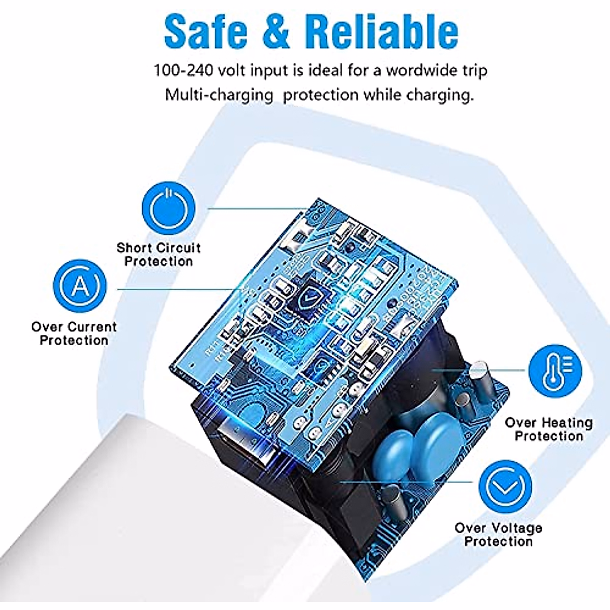 iPhone Charger 10ft, [Apple MFi Certified] Long Lightning Cable Data Sync Charging Cords with USB Wall Charger Travel Plug Adapter for iPhone 13 12 11 Pro Max/SE 2020/X/XR/8/7/6/iPad and More(2Pack)