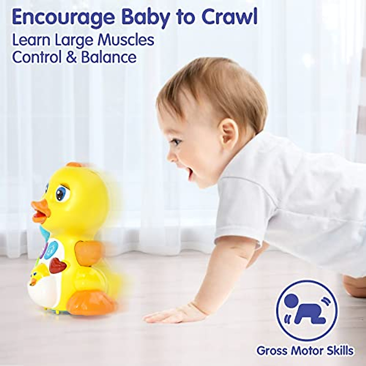 Baby Toys 6 to 12 Months Dancing Music Light Toys for 1 Year Old Girl Boy, 9 6 Month Old Baby Toys 12-18 Months Baby Crawling Infant Toys 6-12 Months, 1 Year Old Toys for 1 + Year Old Girl Boy Gifts