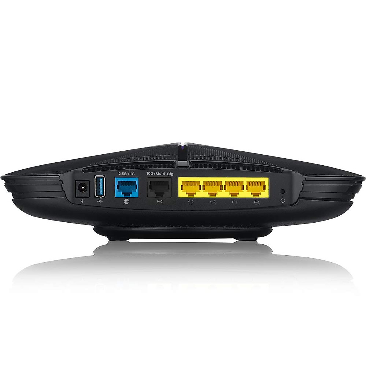 Zyxel Armor G5 12-Stream Multi-Gigabit WiFi 6 Router - AX6000 Wireless Speed. Large Home Coverage. 1 x 2.5 Gbps WAN Port, 1x 10 Gbps LAN Port, 4 x Gigabit Ethernet Ports. OpenVPN and WPA3 [NBG7815]