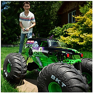 Monster Jam, Official Mega Grave Digger All-Terrain Remote Control Monster Truck, Over 2 Ft. Tall, 1:6 Scale, Kids Toys for Boys and Girls Ages 4-6+