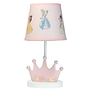 Disney Princesses Lamp,Resin with Shade & Bulb