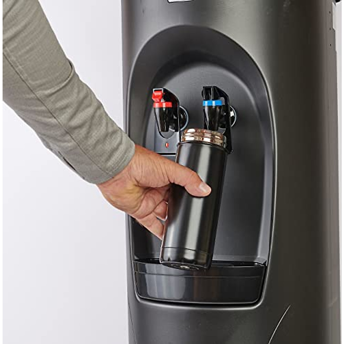 Aquverse Commercial Grade Bottleless Hot & Cold Water Cooler Dispenser with Filter, Black | NSF and UL/Energy Star Certified (A3500-K)