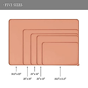 Reopet Silicone Dog Cat Bowl Mat Non-Stick Food Pad Water Cushion Waterproof - Multiple Colors, Sizes & Purposes