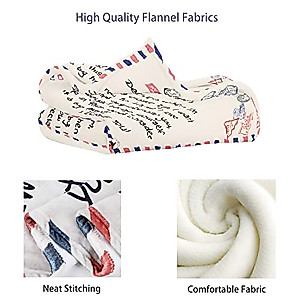 Gifts for Mom, Birthday Gifts for mom, for Mom from Daughter, Dear Mom Throw Blanket Soft Flannel Throw Blanket Gifts for Mom Birthday Gifts (to Mom, 60 x 80 in)