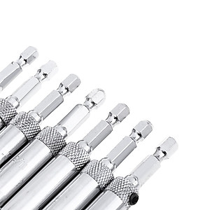GORCHEN Center Drill Bit Set Self Centering Hinge Hole Drilling Tool Kit Woodworking Hinge Drilling Assortment 5 Sizes 7 Pcs