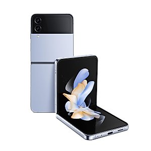 SAMSUNG Galaxy Z Flip 4 Factory Unlocked SM-F721U1 256GB Blue (Renewed)