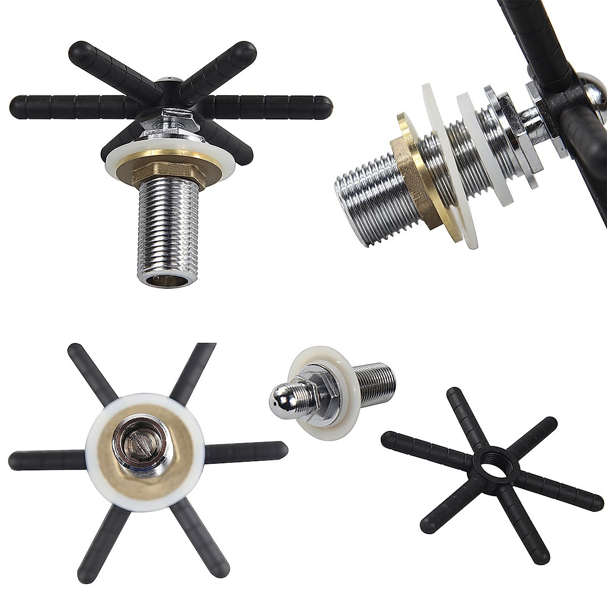 YBB Professional Cup Washing Machine Table Glass Rinser, Pitcher Rinser for Bar Cafe Household (Counter Top) - 4.4" x 2.8"