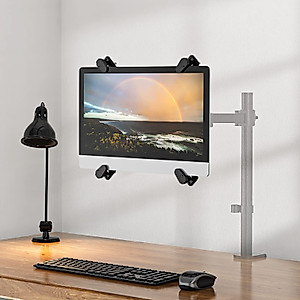 WALI Mount Bracket Adapter Monitor Arm Mounting Kit for Screen 13 to 27 inch, Mounting Holes 75mm and 100mm (UVVEP)