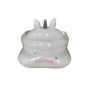 KANYAN - Unicorn Chair, Best Kids Chair for Girls (Toddler Chair for Girls), Kids Reading Chair, Toddler Bean Bag Chair (Girls Bean Bag Chair) Filled with Air