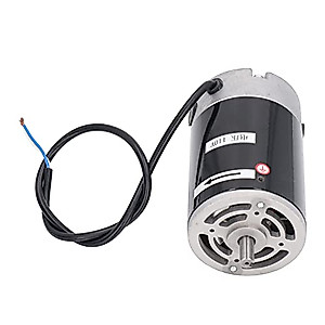 Mini Lathe Motor, 550W Large Power, Maximum Speed 6000RPM Per Minute Large Torsion Low Noise Stable Drive Iron Lathe Machine Motor, for 7x14 CJ18A Lathes(110V)