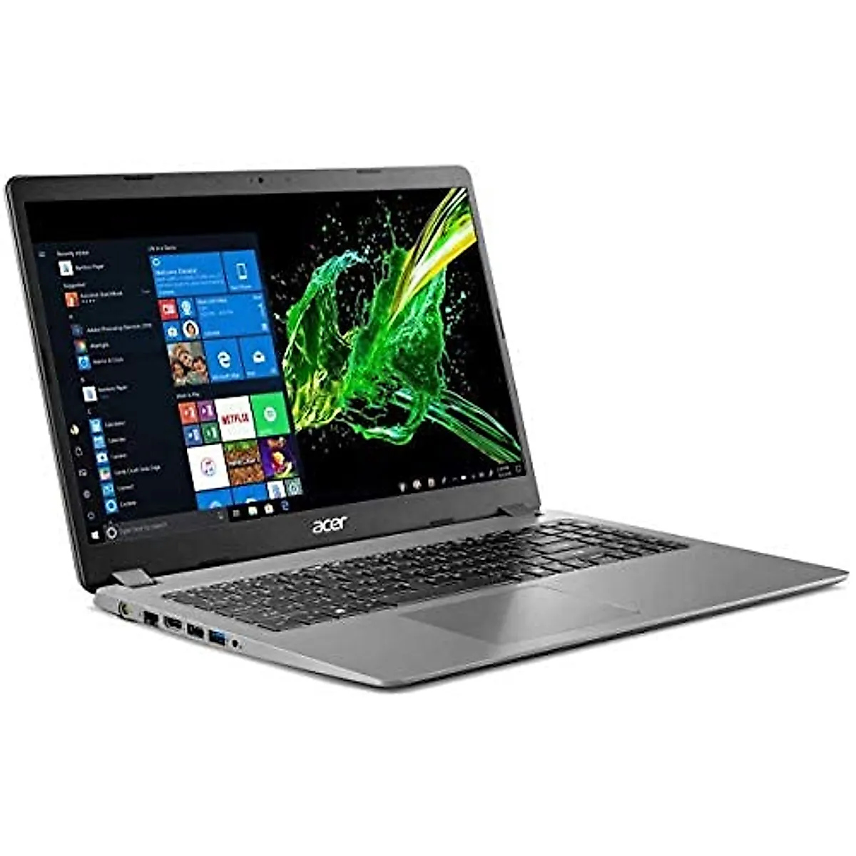 2020 Acer Aspire 3 15.6" Full HD 1080P Laptop PC, Intel Core i5-1035G1 Quad-Core Processor, 8GB DDR4 RAM, 256GB SSD, Ethernet, HDMI, Wi-Fi, Webcam, Numeric Keypad, Windows 10 Home, Steel Gray