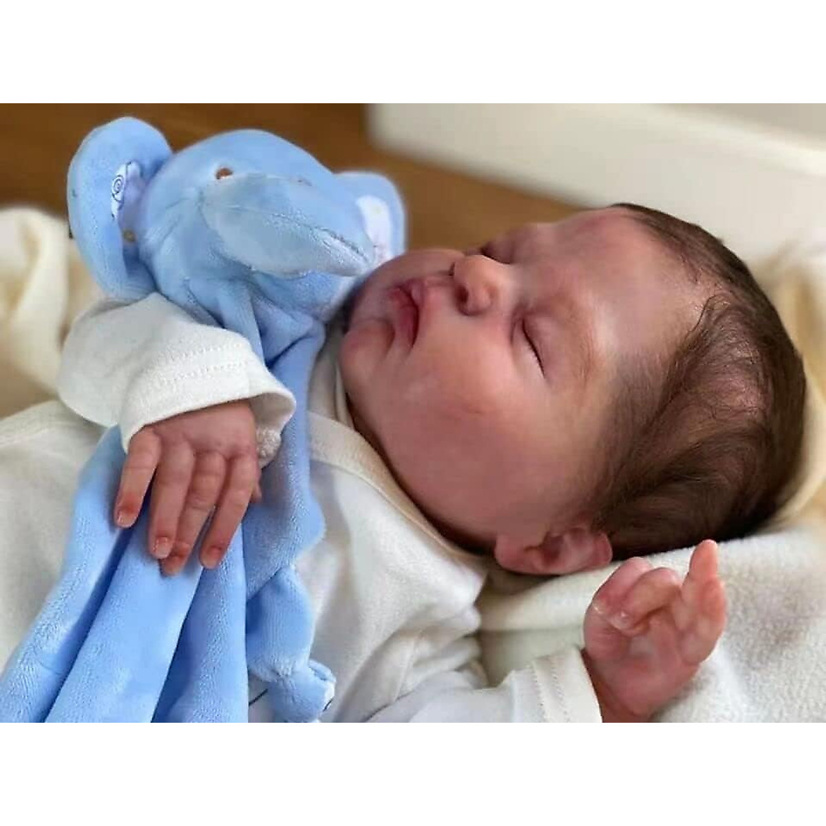 Anano Realistic Newborn Reborn Baby Doll Boy 20 Inch Handmade Soft Lifelike Baby Boy Doll Silicone Vinyl Life Size Babys Dolls