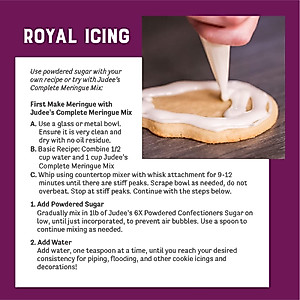 Judee’s 6X Powdered Confectioners Sugar 11.25 oz - 100% Non-GMO, Gluten-Free, and Nut-Free - 6X Size Perfect for Icings, Frostings, and Dusting Baked Goods