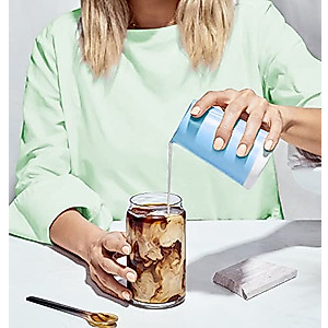 Le'raze Drinking Glasses Set of 10 - Can Shaped Glass Cups, 16oz Iced Tea Glasses, Iced Coffee Glasses, Tumbler Cup, Cocktail Glasses, Whiskey Soda Clear Water Cup, Beer Glasses