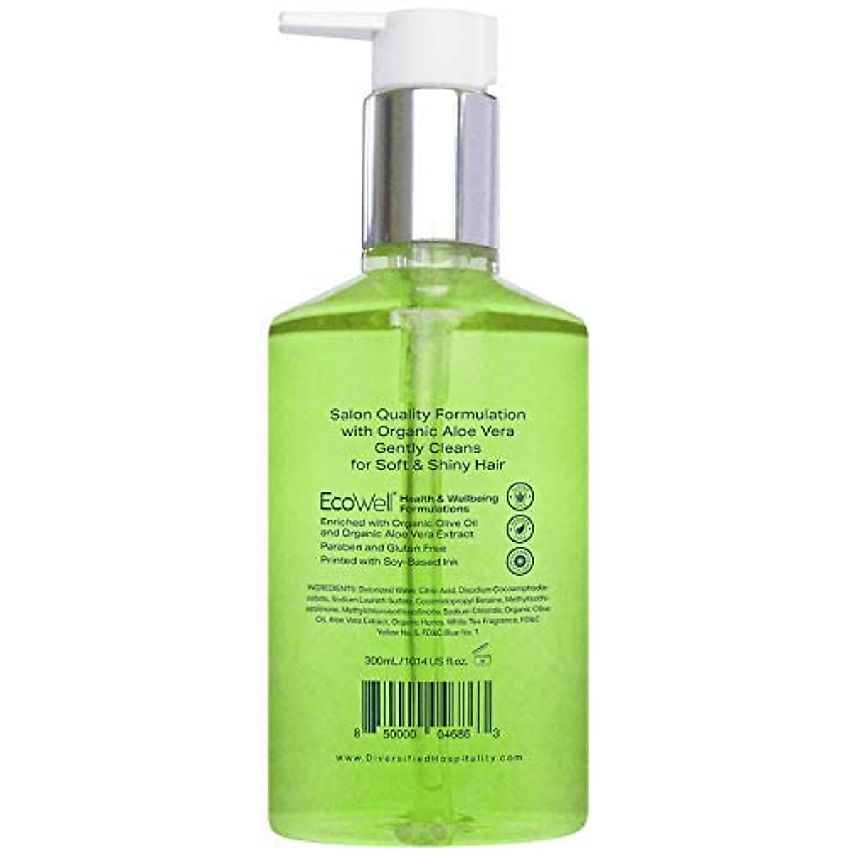 Eco Botanics Hotel Amenities Set | 10.14oz Pump Bottles | Shampoo, Conditioner, Hand & Body Wash, and Lotion | Set of 4