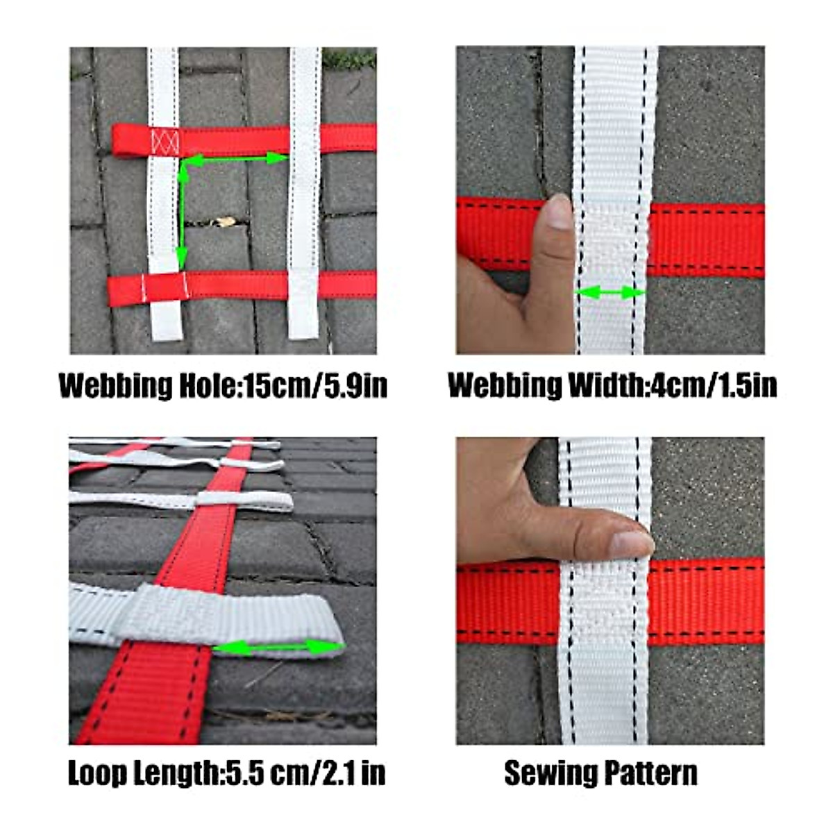 DREAMOSA Outdoor Climbing Net for Kids,Playground Cargo Net,Indoor Jungle Gym Ninja Warrior Obstacle Course Kids Climbing Wall Tree House Accessories Swing Set Rope Net,for Training Equipment