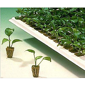 1.5 inch Rockwool/Stonewool Grow Cubes Starter Sheets for Cuttings, Cloning, Plant Propagation, Seed Starting Hydroponic Grow Media Growing Medium for Vigorous Plant Growth (28, 1.5)1