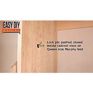 Murphy Bed Cabinet Lock Mechanism is specifically Designed to Lock The Bed Frame on Any Compatible Murphy Bed so it Cannot Easily be Opened unintentionally