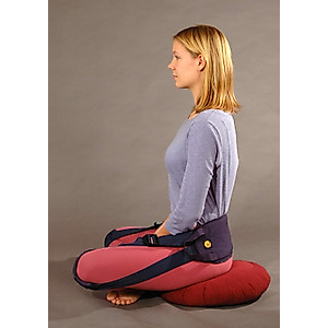 Nada Chair Sportbacker Portable Back Supporter for Seat Backs, Camping, Boating, Concerts - Convertible Pouch Bag (Black)