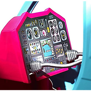 Barbie Helicopter with Spinning Rotors, Pink and Blue 2-Seater Design with Seatbelts and Pilot "Controls" (Amazon Exclusive)