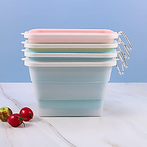 NOLOG YAYIN Reusable Silicone Bags - Leakproof & Airtight {100% Food Grade Silicone} Microwave & Dishwasher Safe Freezer Silicone