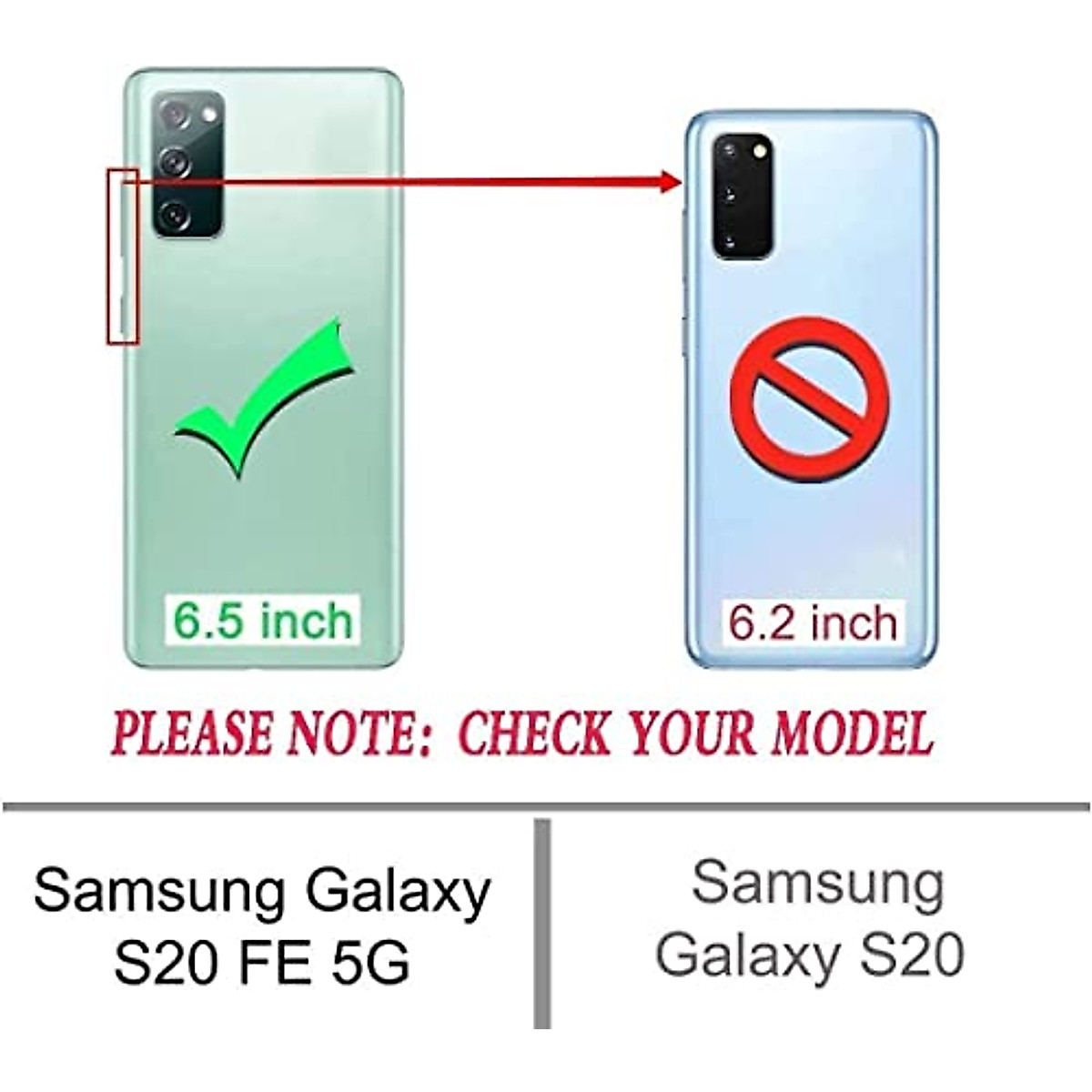 Samsung Galaxy S20 FE 5G Case - HONG-AMY 3-in-1 Heavy Duty Shockproof Protection with 2 Tempered Glass Screen Protectors (Black/Grey)