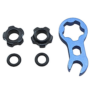 ZYAMY 5pcs Risk-Valve Nut for Mountain and Road Bike, Presta Valve Protection Covers Vacuum Tire Nozzle Lock Accessories