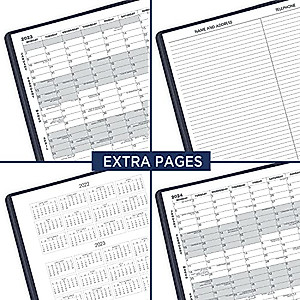 AT-A-GLANCE 2023 Monthly Planner, 9" x 11", Large, 15 Months, Navy (7026020)
