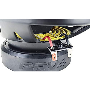 PRV AUDIO 69MR500-4 Bullet, 6x9 Inch Midrange Speaker 4 Ohms, 250 Watts RMS Power, 500 Watts Program Power, Loudspeaker for Pro Car Audio (Single)