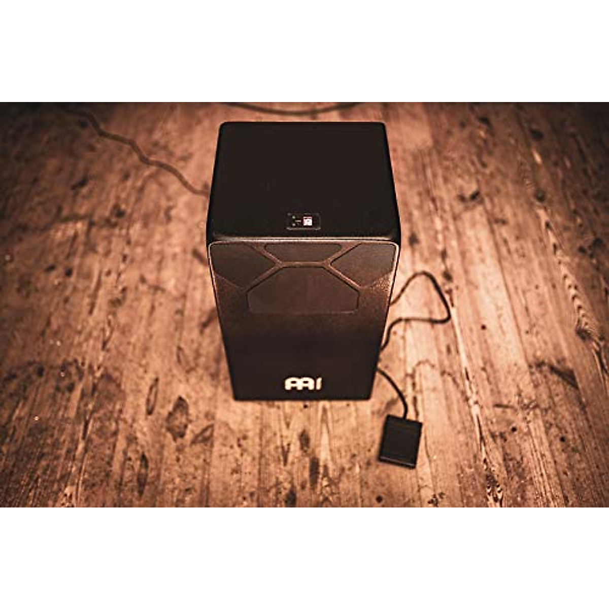 Meinl Percussion Digital Cajon with Ten Pre-Programmed Sound Combinations — for Live Music and Silent Practice — Baltic Birch Body, 2-Year Warranty (MPDC1)