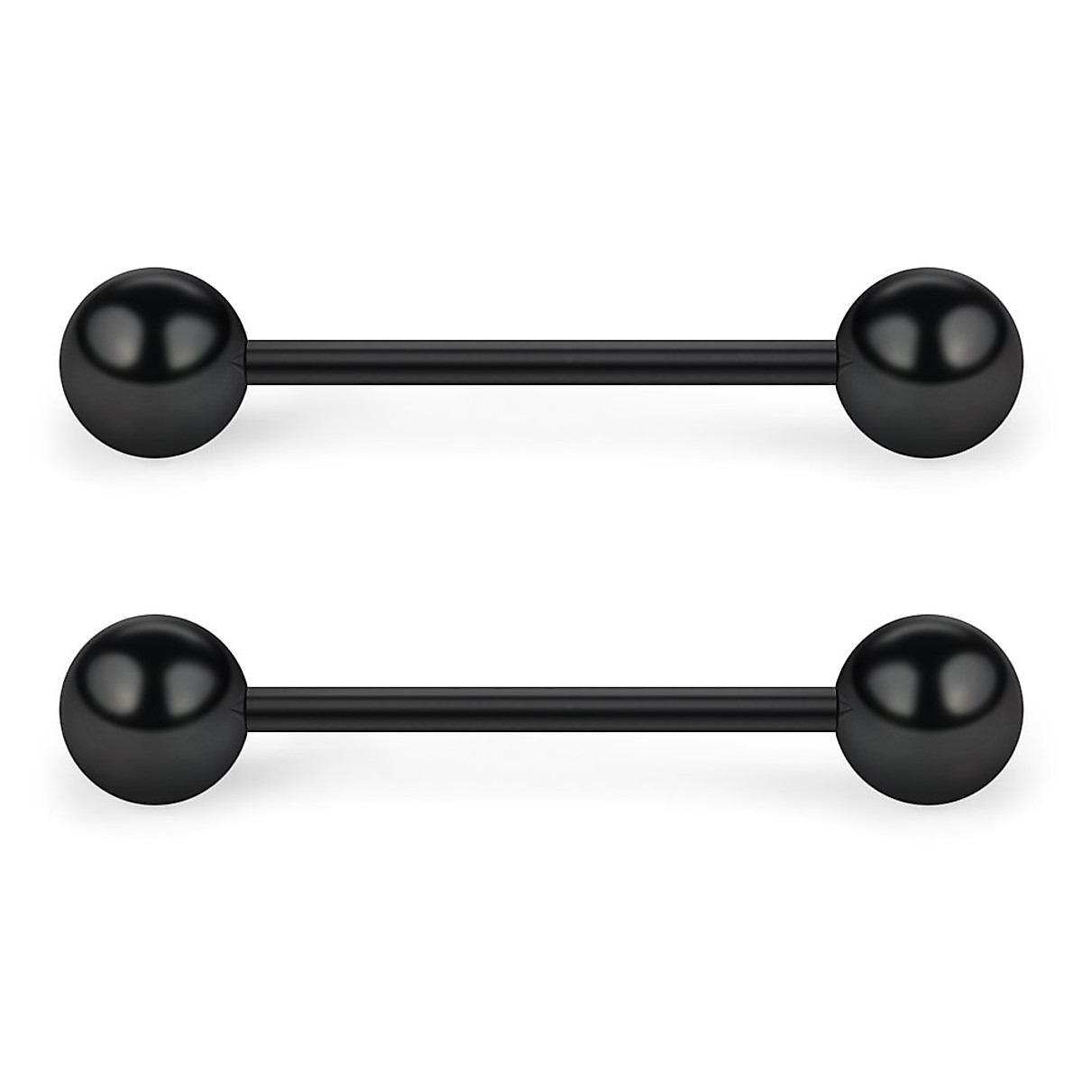 SCERRING 316L Stainless Steel Externally Threaded Nipple Bar Barbell Rings Piercing Retainer 16G 5/8Inch 12PCS